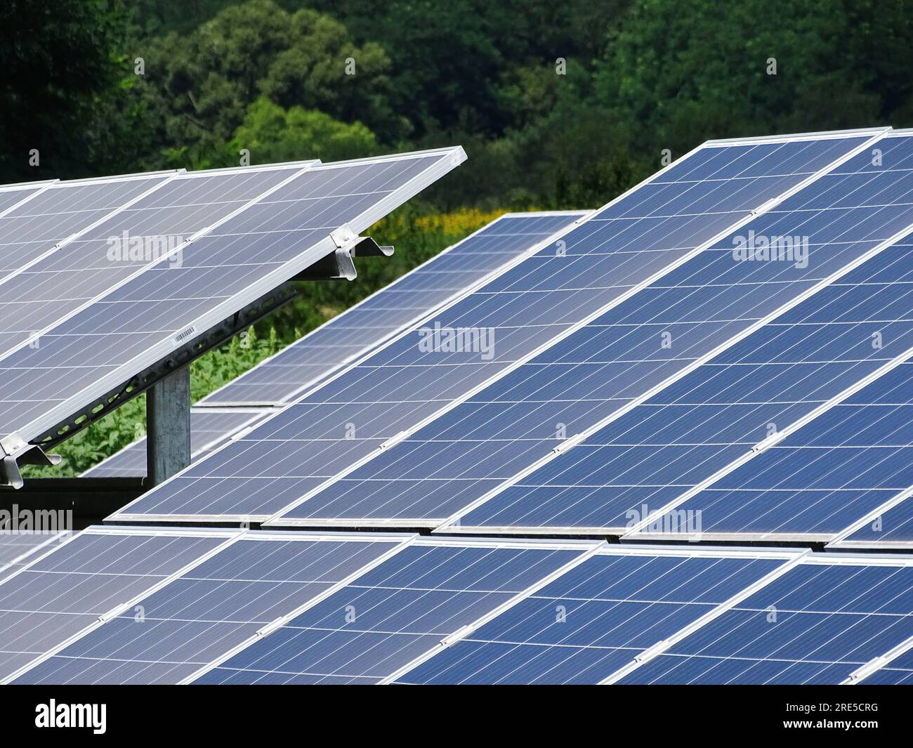 Power solar panels. Alternative clean green energy concept Stock Photo ...