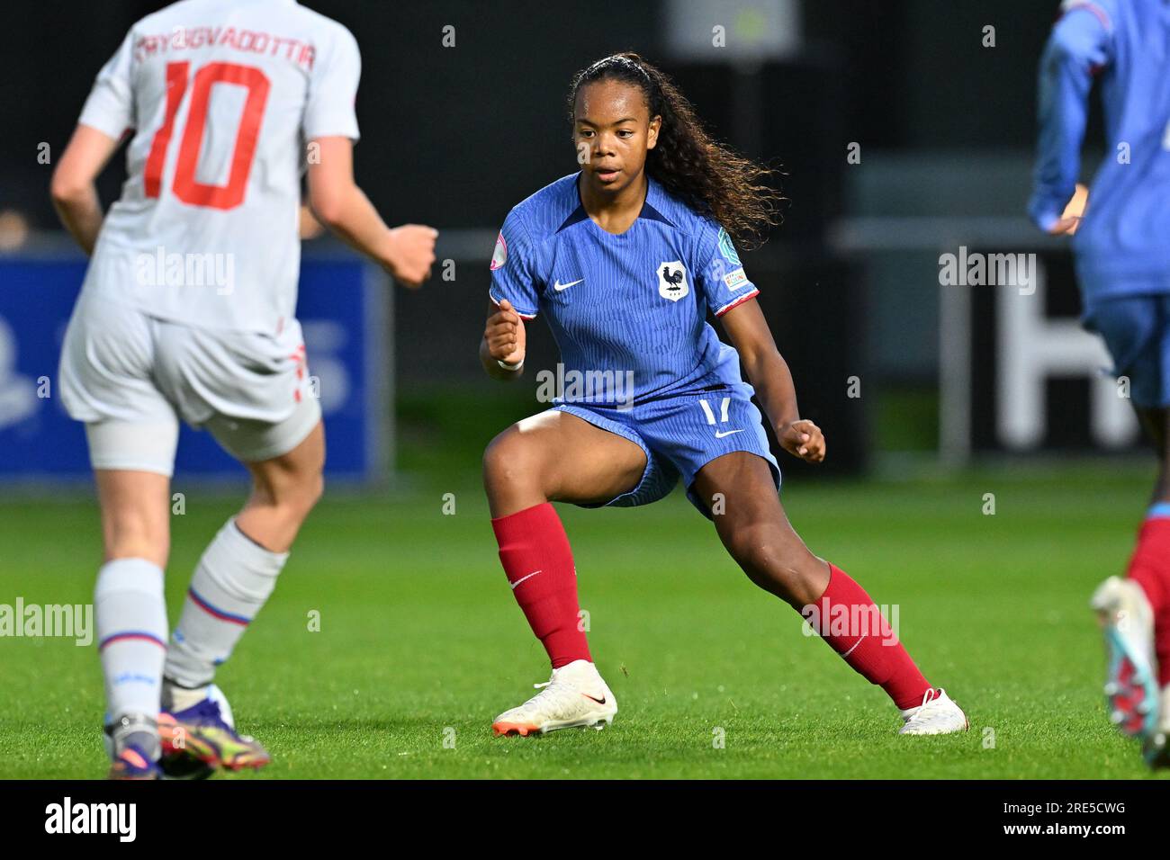 Tubize, Belgium. 24th July, 2023. Baby-Jordy Benera (17) of France ...