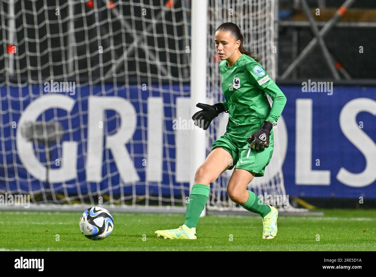 Tubize, Belgium. 24th July, 2023. goalkeeper Ines Marques (1) of France ...