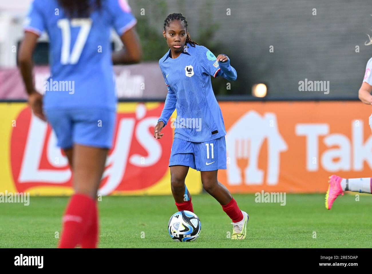 Tubize, Belgium. 24th July, 2023. Tara Elimbi Gilbert (11) of France ...