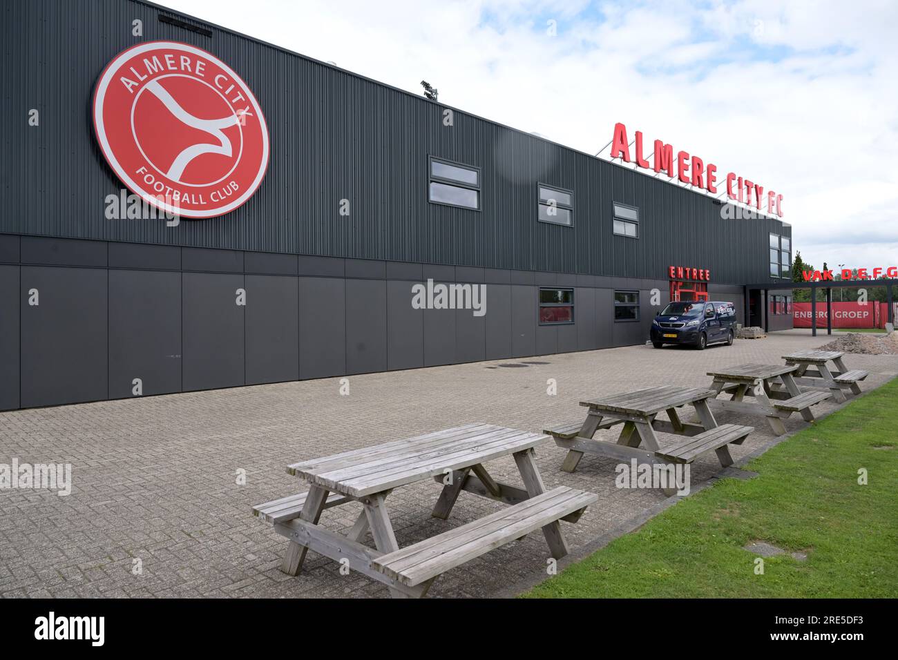ALMERE - stadium overview Almere City FC during the Almere City FC ...