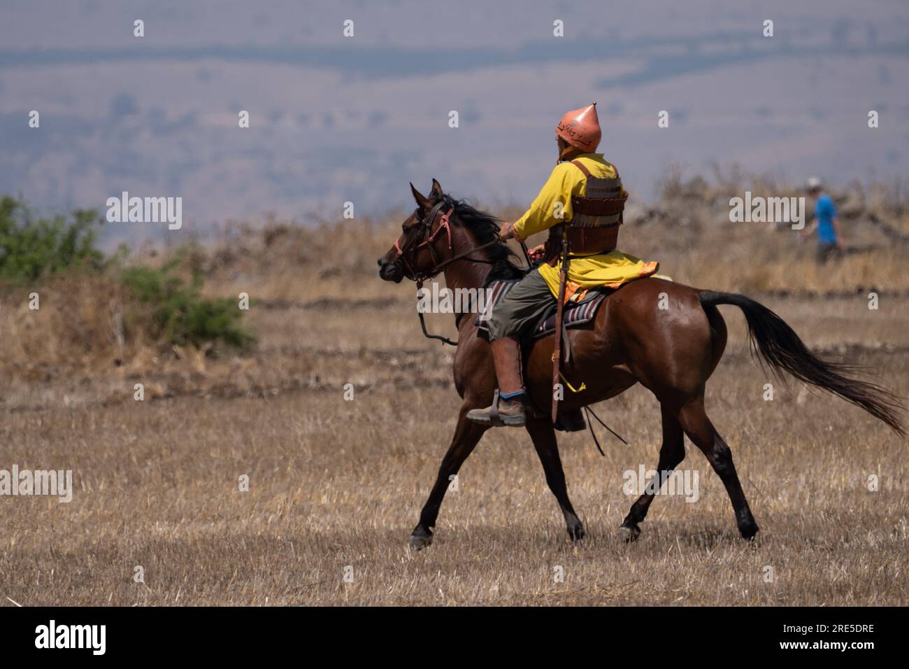 Reenactment of the Battle of Horns of Hattin.Clad in 12th century-style ...