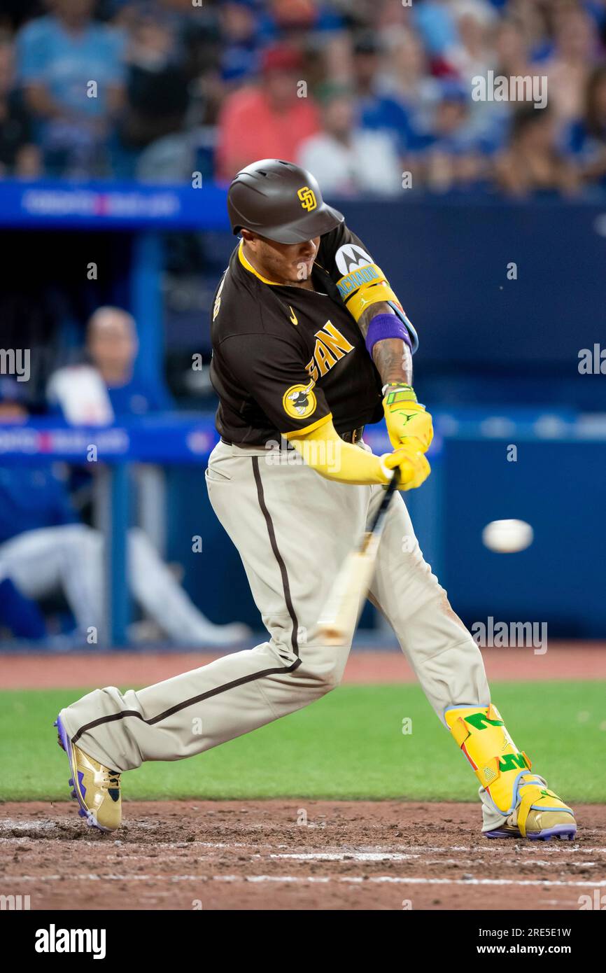 TORONTO, ON - JULY 19: San Diego Padres Third base Manny Machado (13 ...