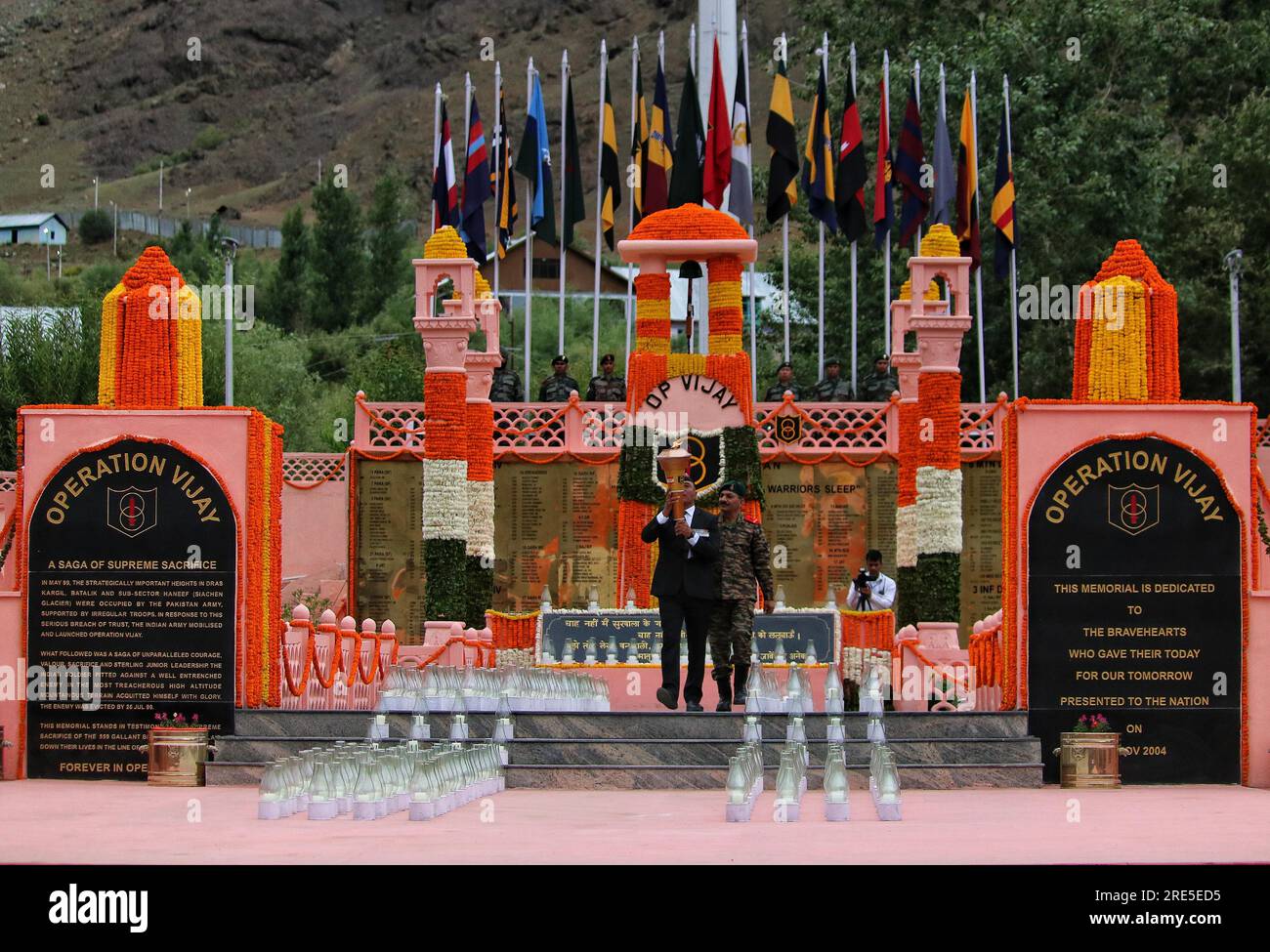July 25, 2023, Drass Kashmir, India : Indian Army veteran Colonel sonam ...