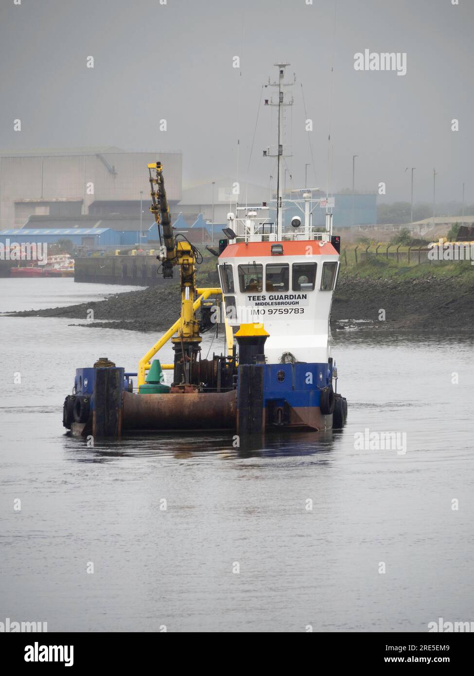 The vessel TEES GUARDIAN (IMO: 9759783, MMSI 235110227) is a small ...