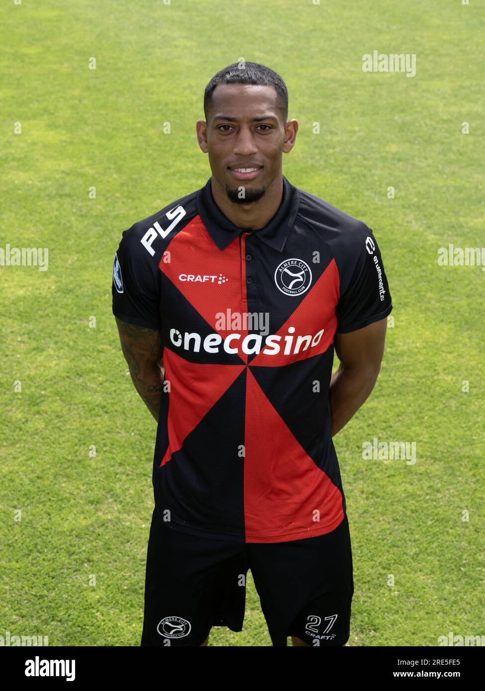 ALMERE - Rajiv van la Parra during Almere City FC's Photo Press Day at ...