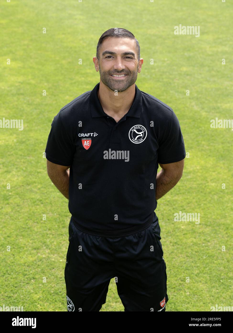 ALMERE - goalkeeper coach Agil Etemadi during Almere City FC's Photo ...