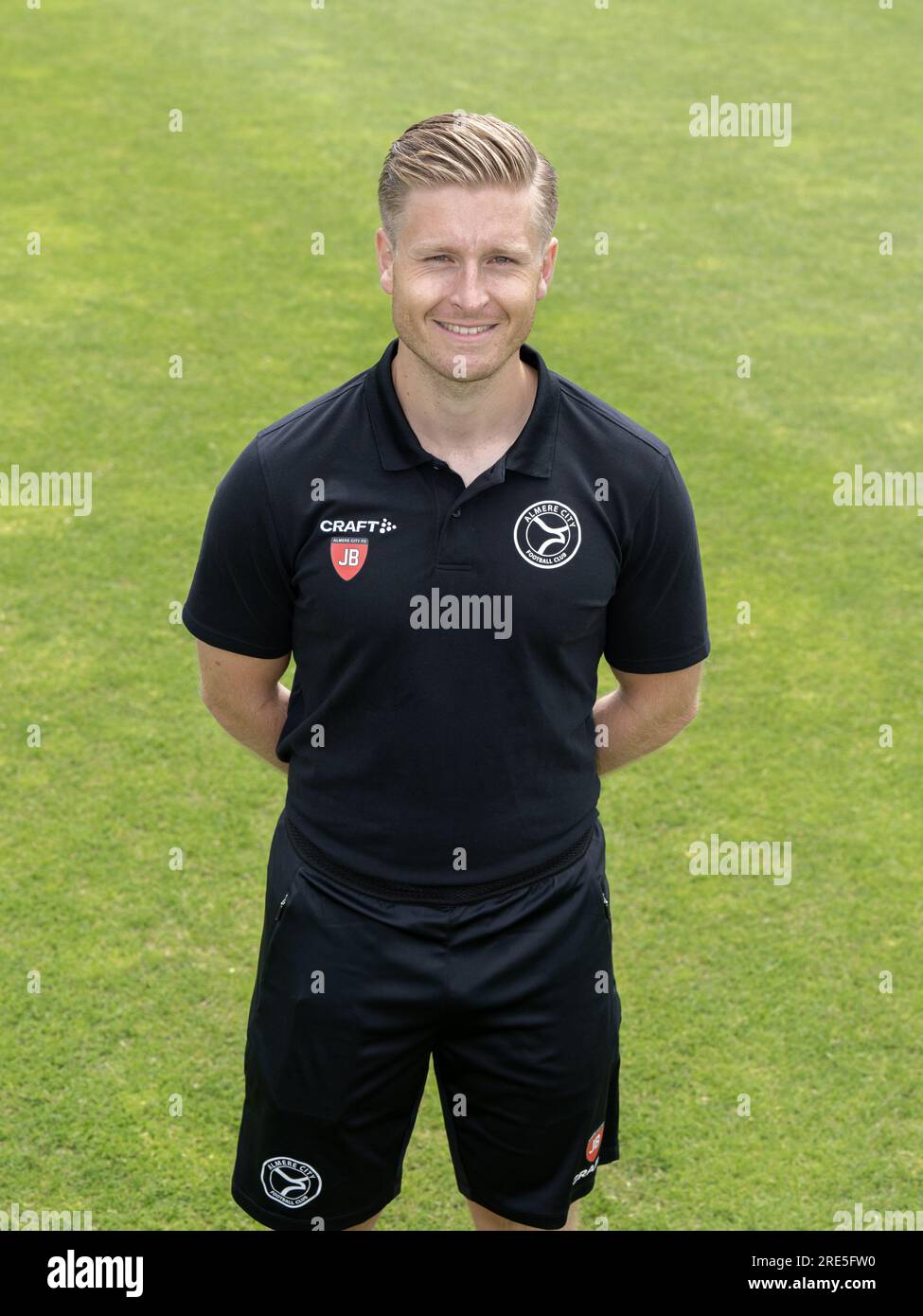 ALMERE - physiotherapist Jeroen Bijl during the Almere City FC Photo ...