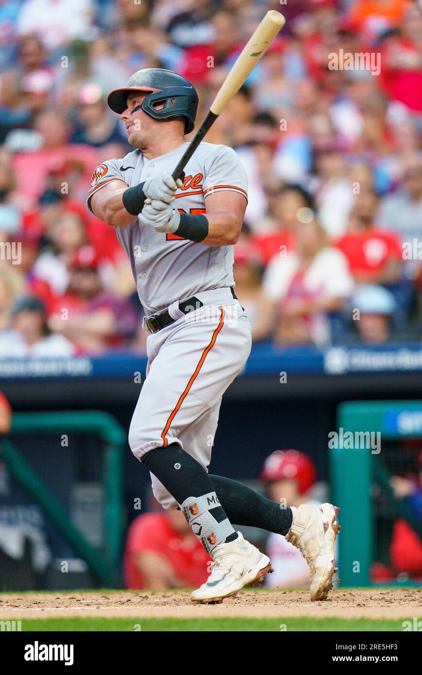 Baltimore Orioles' James McCann in action during the baseball game ...