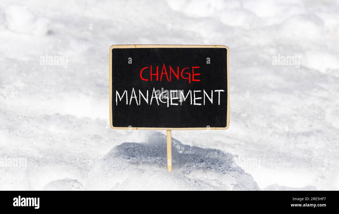 Change management symbol. Concept words Change management on beautiful ...