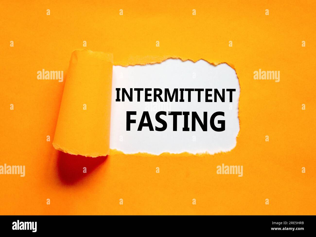 Intermittent fasting symbol. Concept words Intermittent fasting on ...