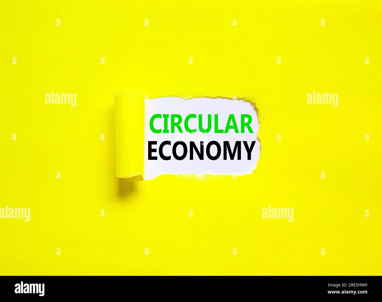 Circular economy symbol. Concept words Circular economy on beautiful ...
