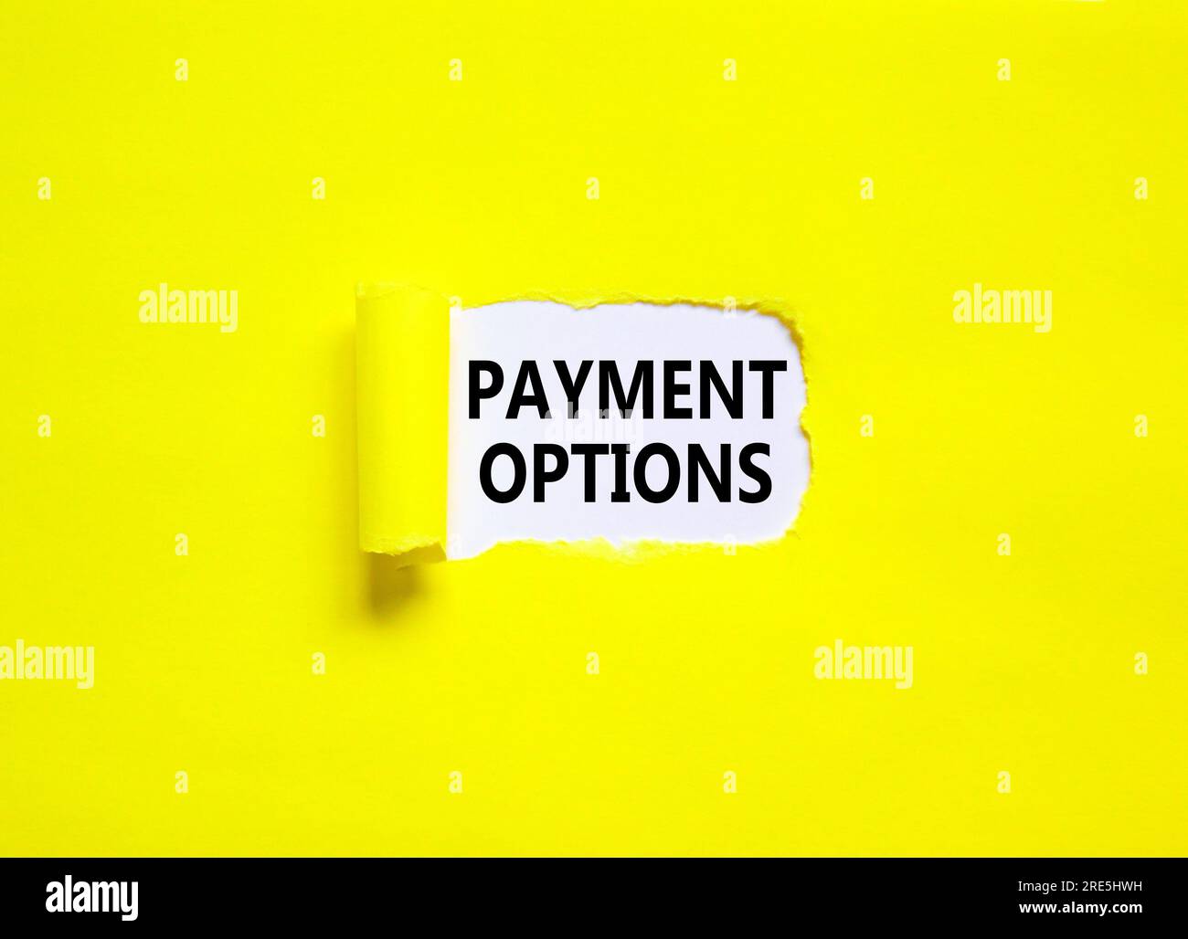 Payment options symbol. Concept words Payment options on beautiful ...