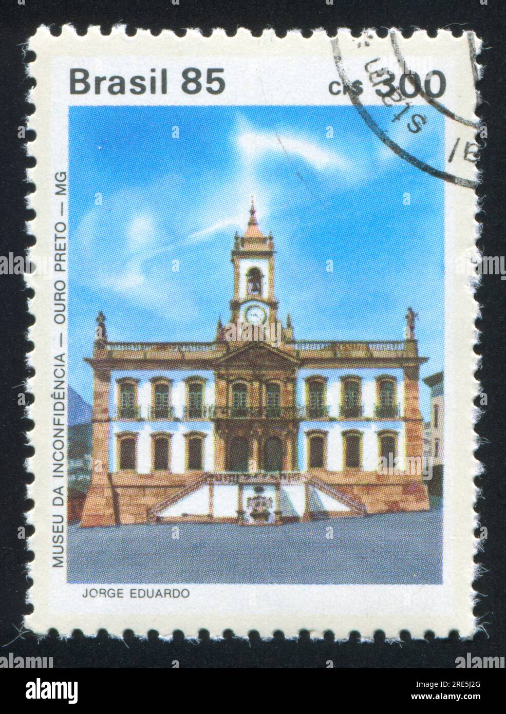 BRAZIL - CIRCA 1985: stamp printed by Brazil, shows Inconfidencia ...