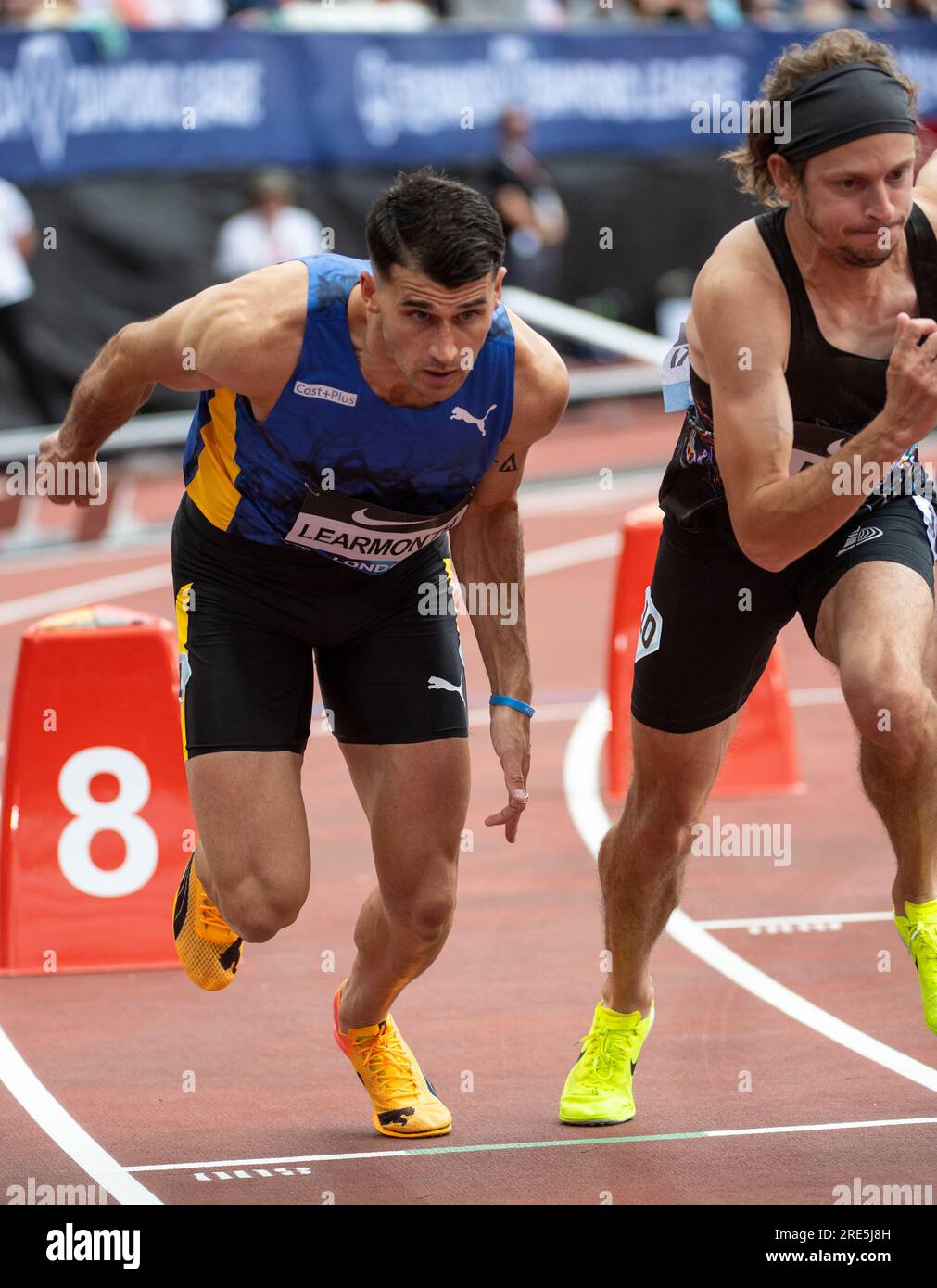 Guy Learmonth of GB & NI competing in the men’s 800m at the Wanda ...
