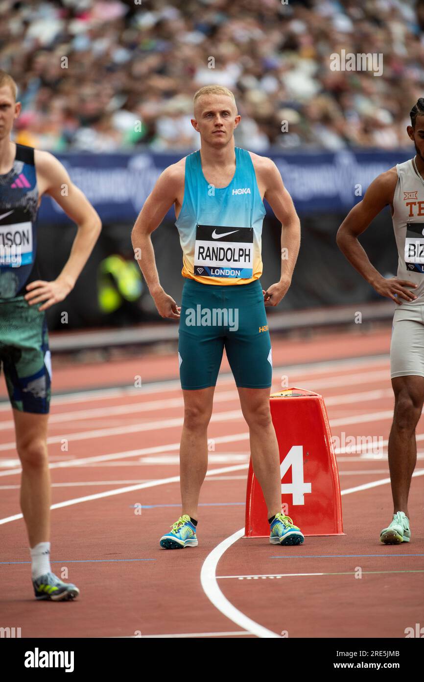 Thomas Randolph of GB & NI competing in the men’s 800m at the Wanda ...