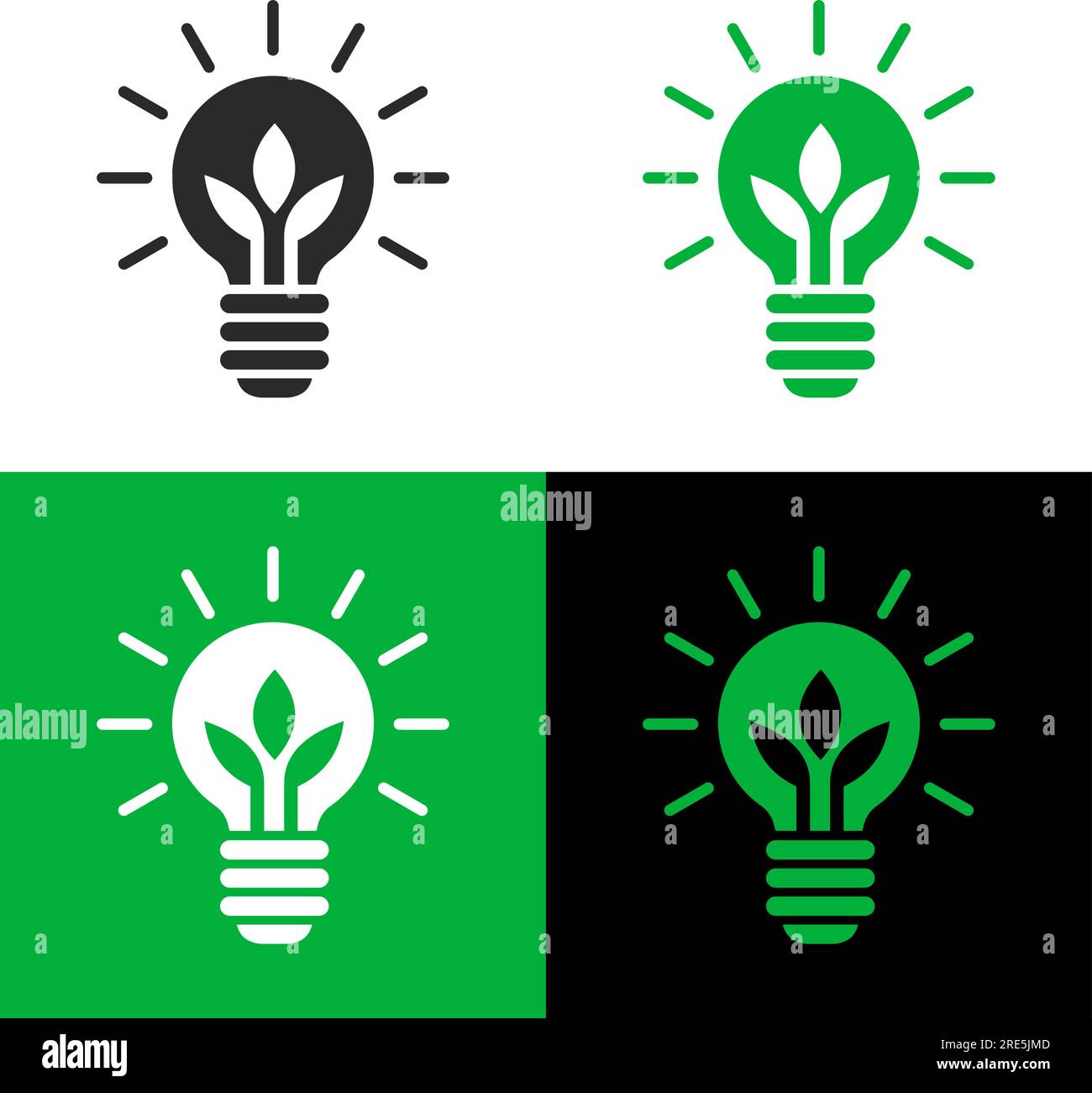 Green energy transition icon. Clean renewable energy. Ecological vector ...