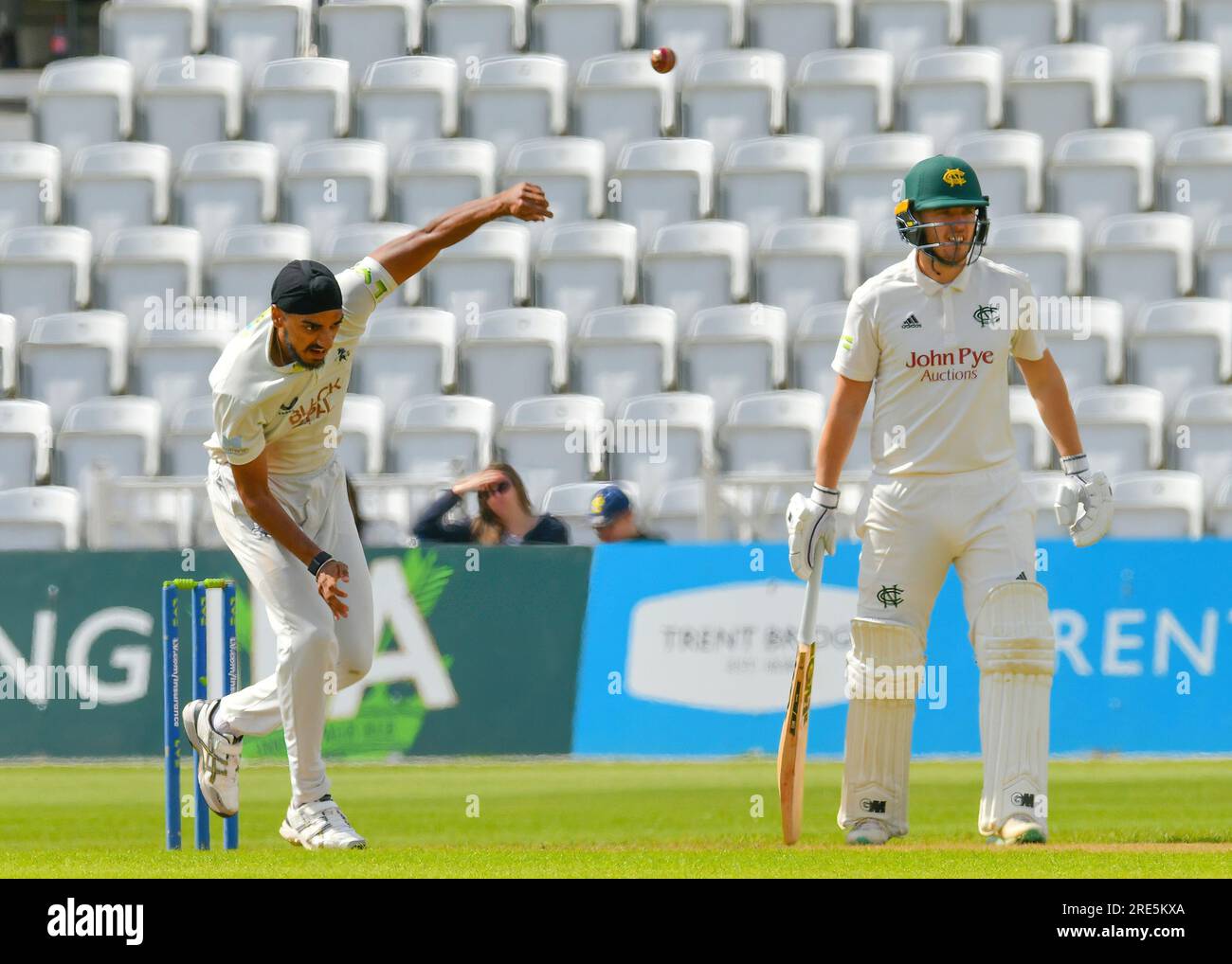 25 July 2023 - Trent Bridge Cricket Ground, Nottingham. Event: LV Inter ...