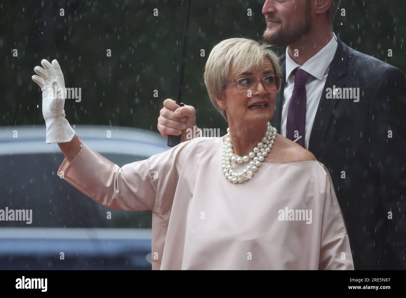 Bayreuth, Germany. 25th July, 2023. Princess Gloria von Thurn und Taxis ...