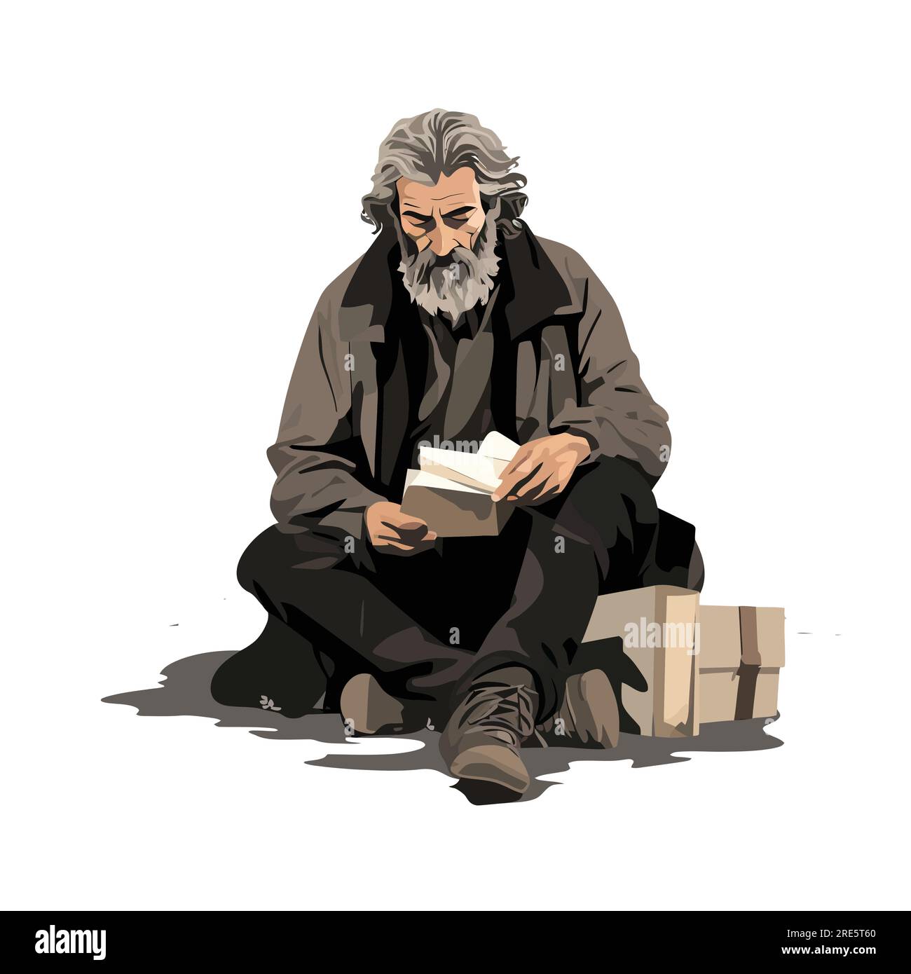 Black child reading book library Stock Vector Images - Alamy