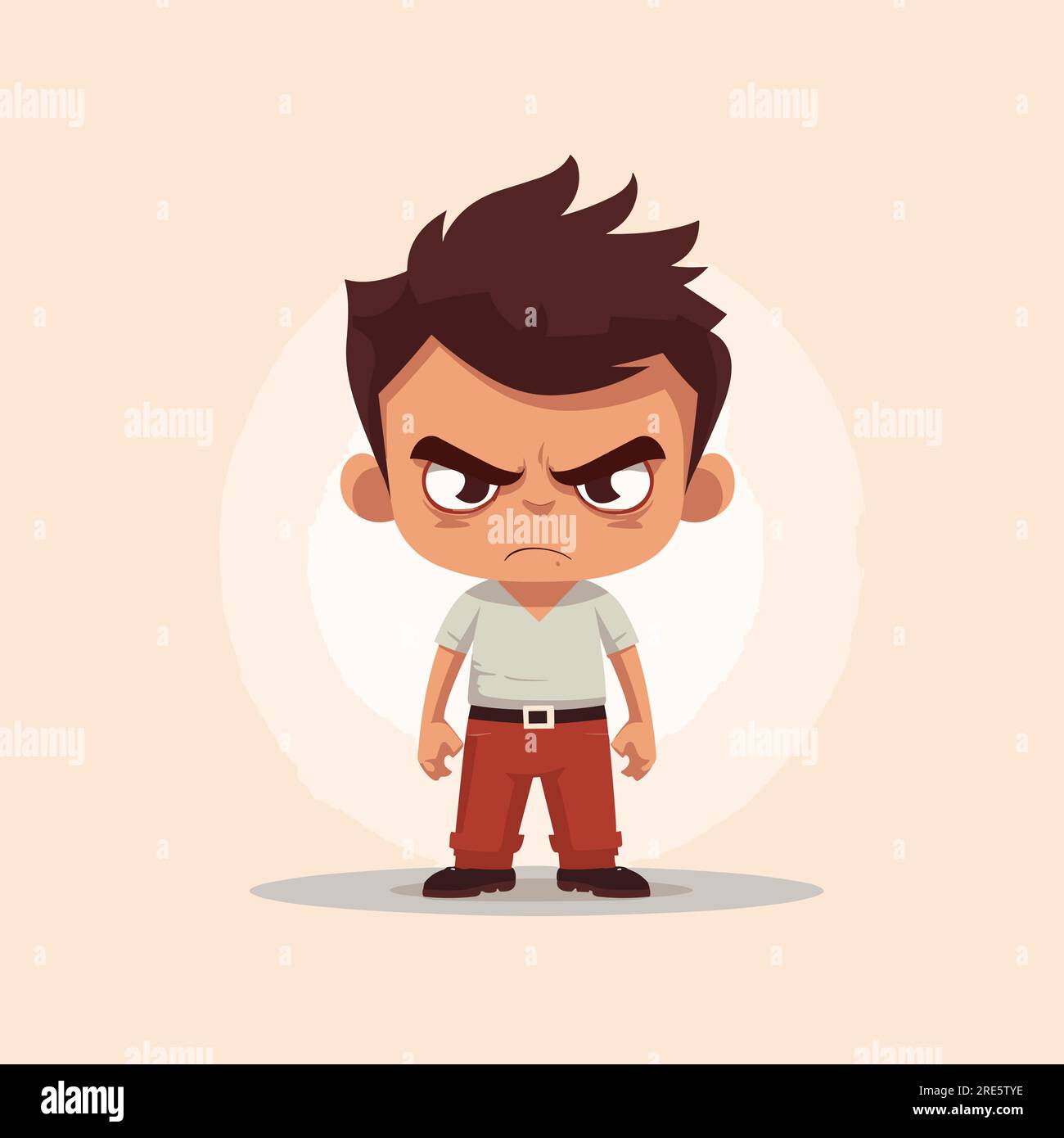 Annoyed baby Stock Vector Images - Alamy