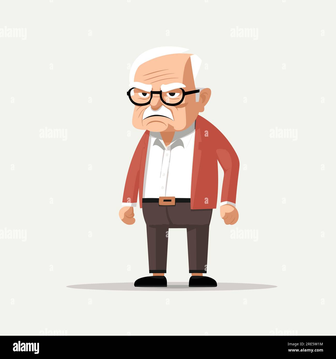 Grumpy old men Stock Vector Images - Alamy