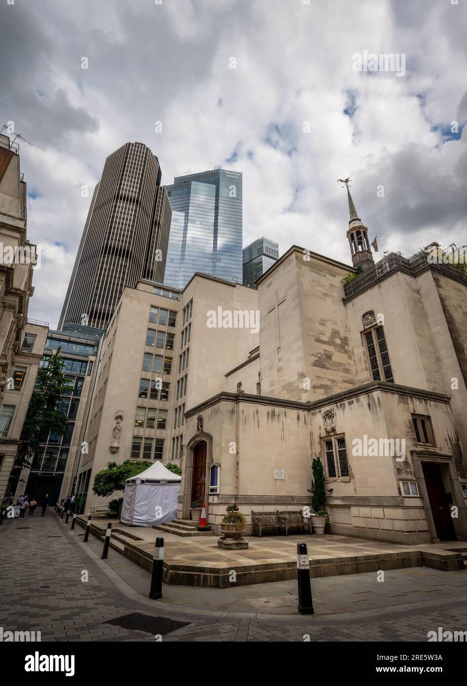 London, UK: The Dutch Church located on Austin Friars in the City of ...