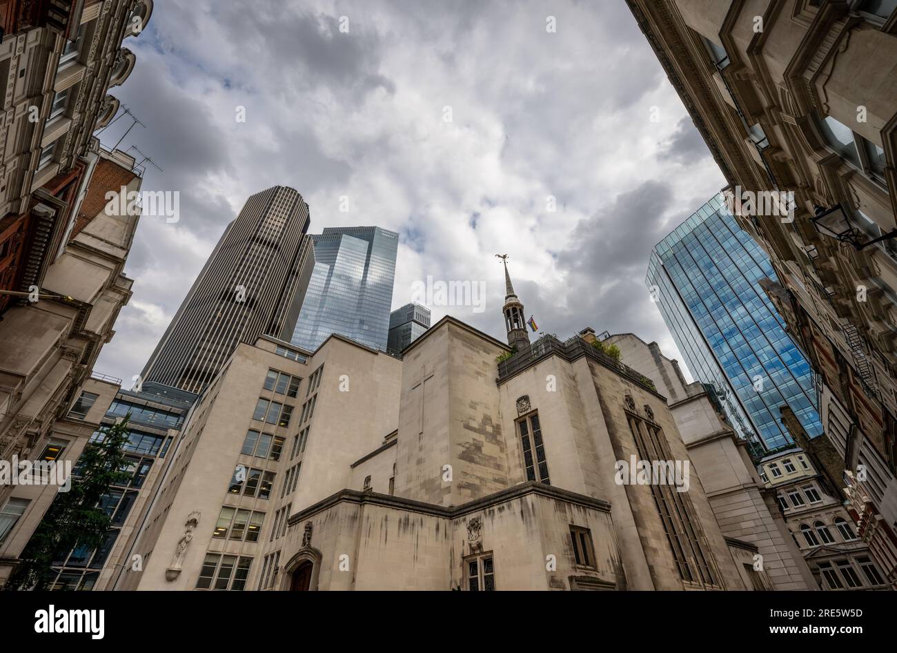 London, UK: The Dutch Church located on Austin Friars in the City of ...