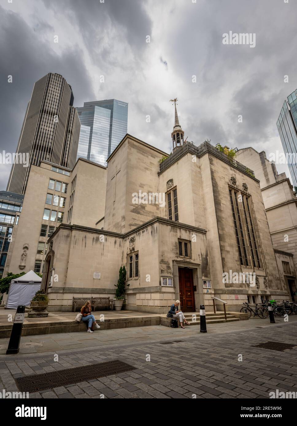 London, UK: The Dutch Church located on Austin Friars in the City of ...