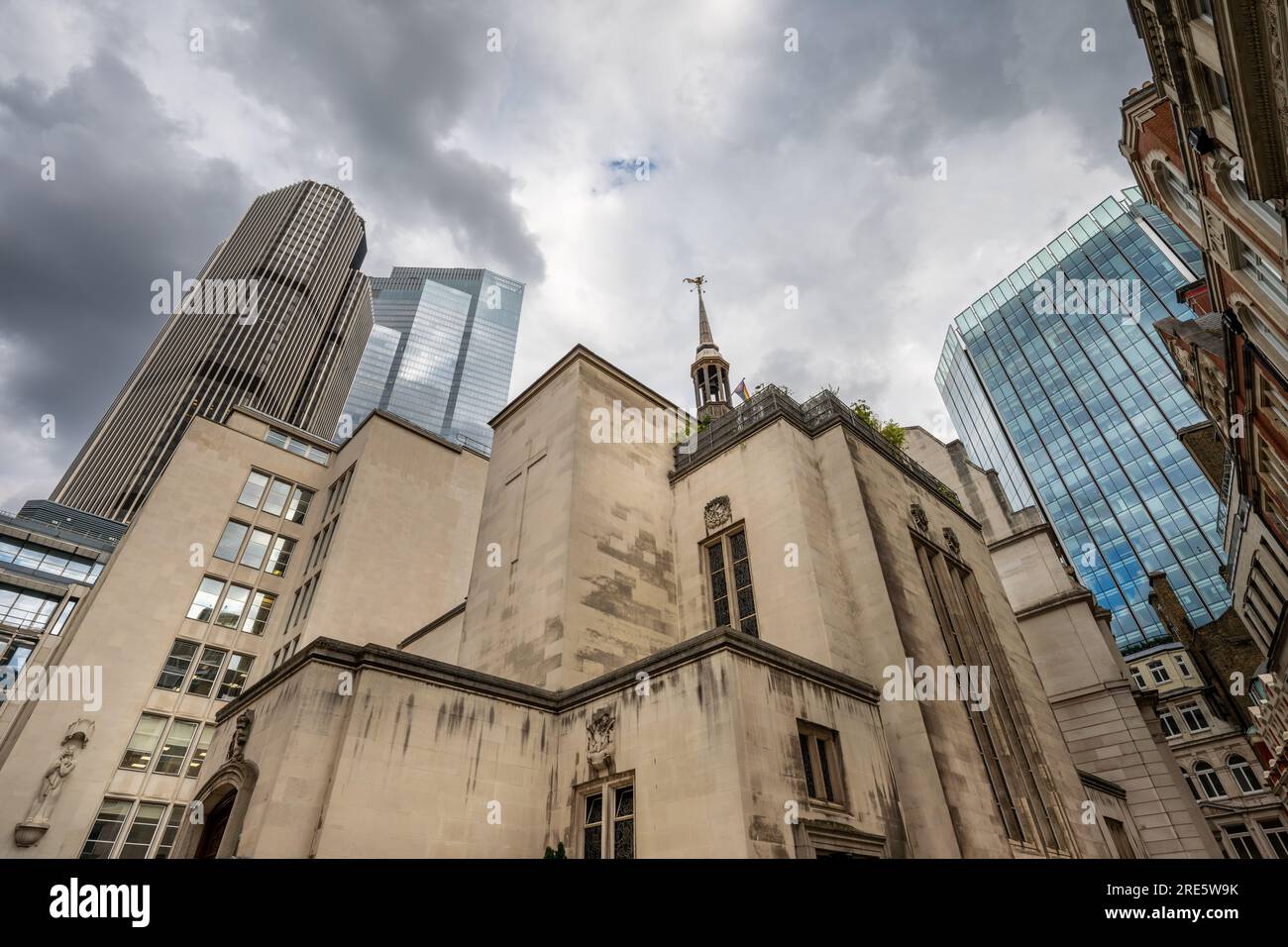 London, UK: The Dutch Church located on Austin Friars in the City of ...
