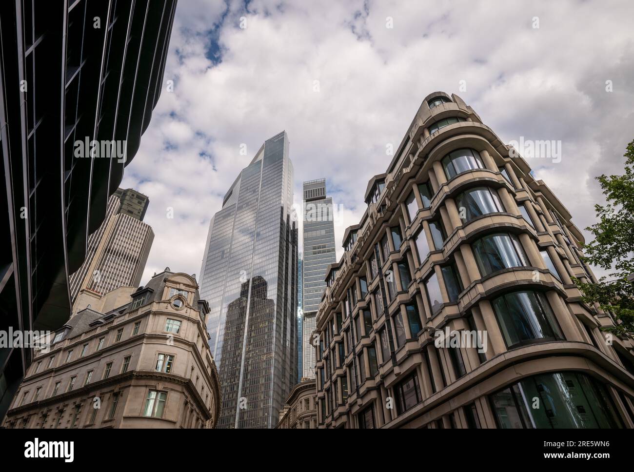 London, UK: Skyscrapers in the City of London with (L-R) Tower 42, 22 ...