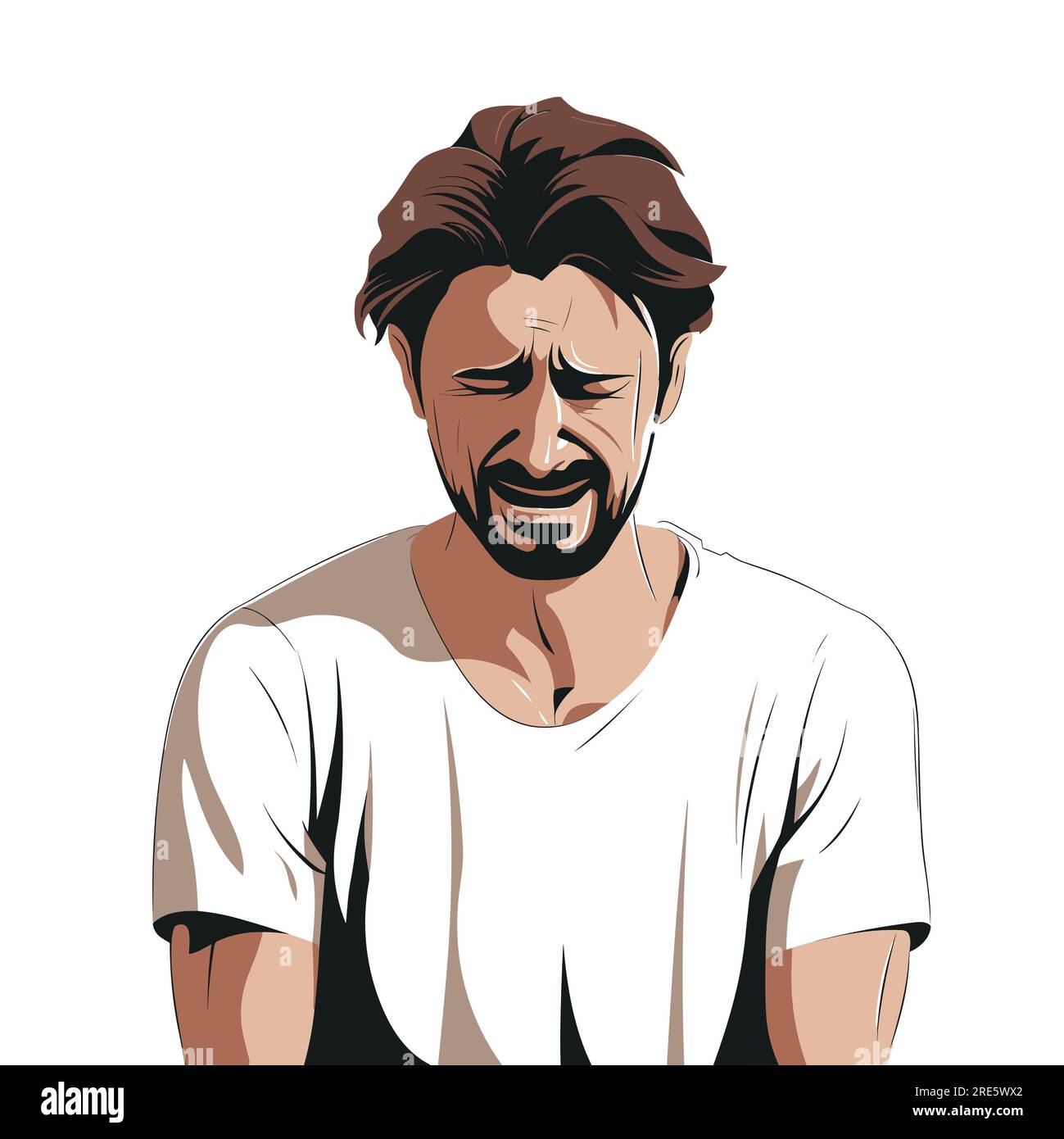 Angry adult crying Cut Out Stock Images & Pictures - Alamy