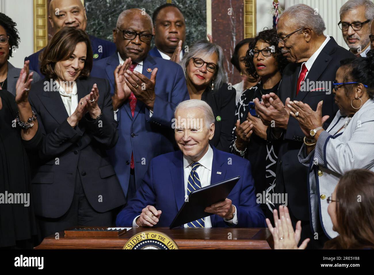 Washington, USA. 25th July, 2023. President Joe Biden signing a ...