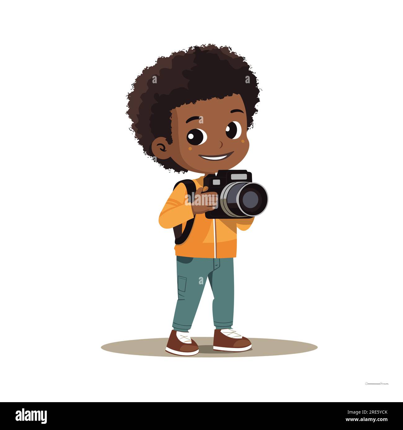 Kid Photographer Clipart