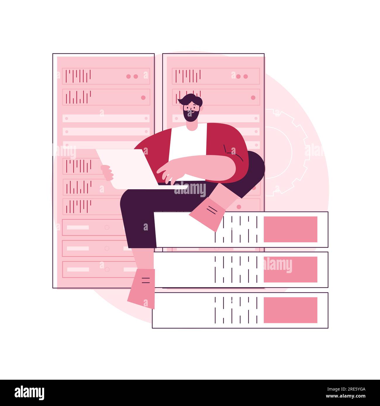Management information system abstract concept vector illustration ...