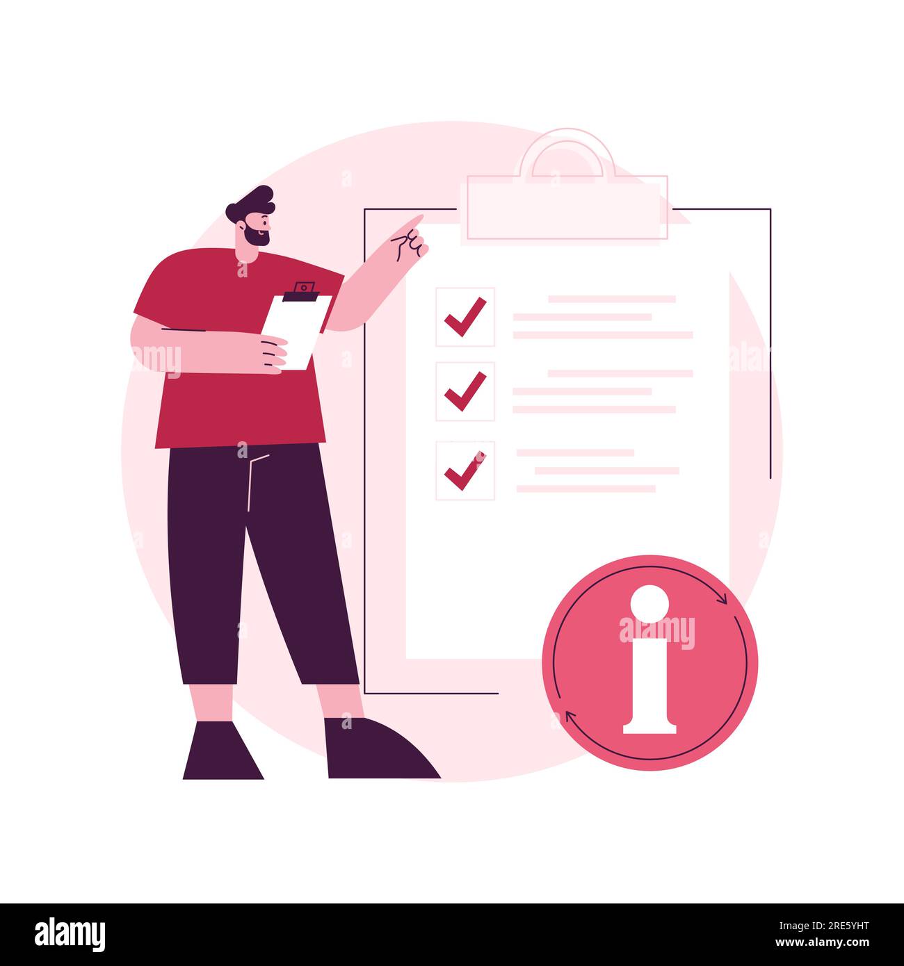 Customer service guide abstract concept vector illustration. Customer ...