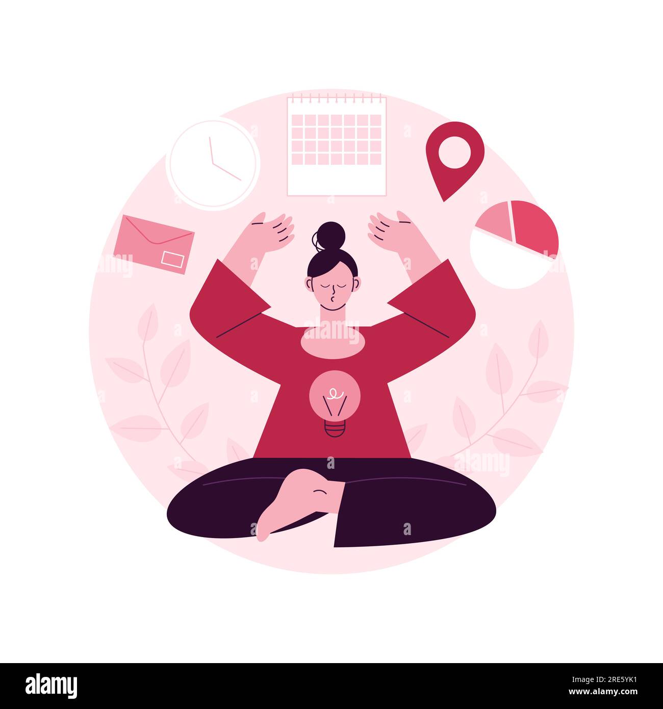 Discipline abstract concept vector illustration. Personal quality ...