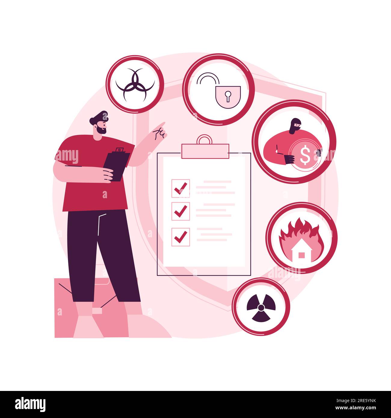Business Continuity And Disaster Recovery Abstract Concept Vector