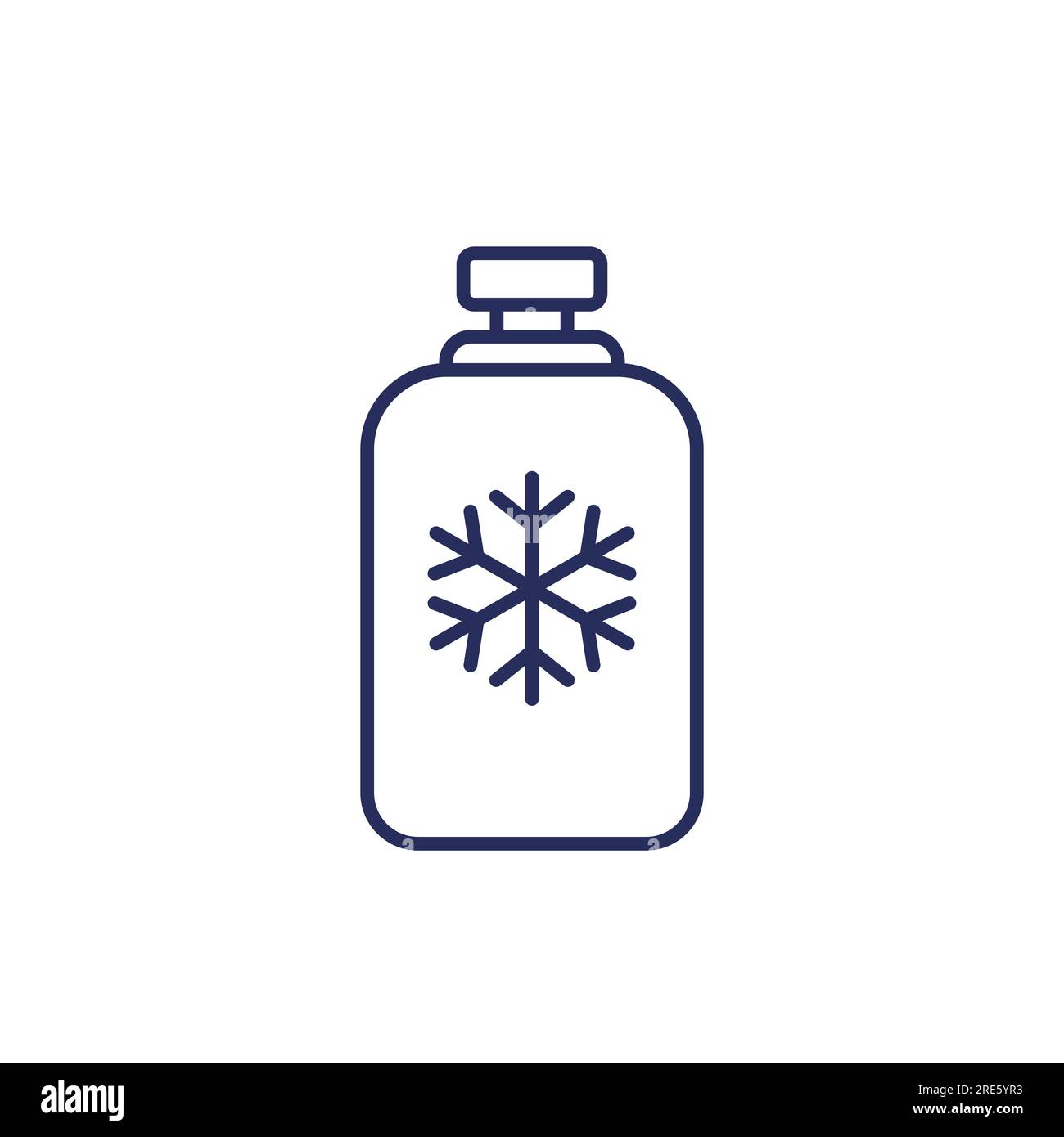 freon, refrigerant gas tank line icon Stock Vector Image & Art - Alamy