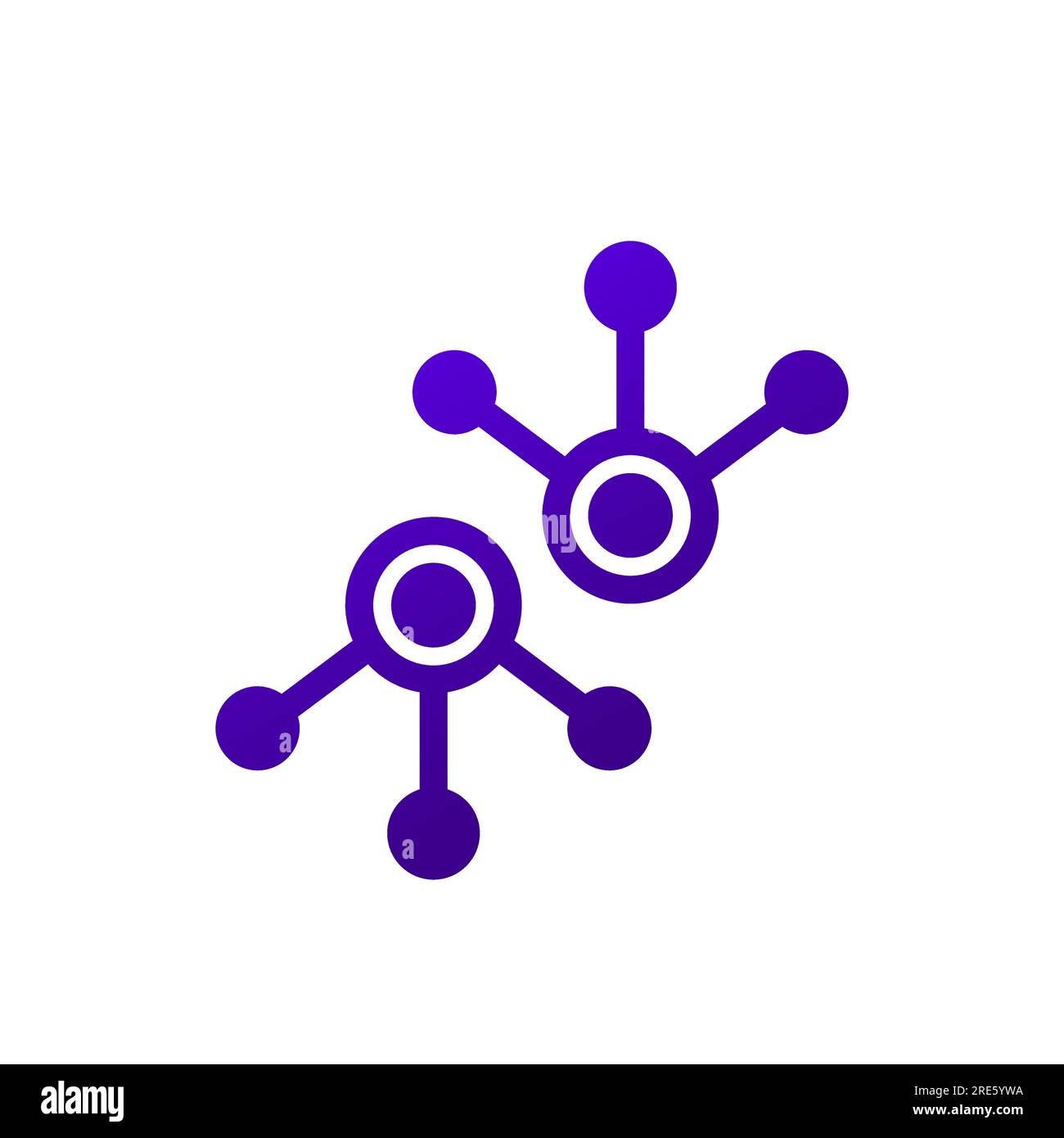 nodes icon on white, vector Stock Vector Image & Art - Alamy