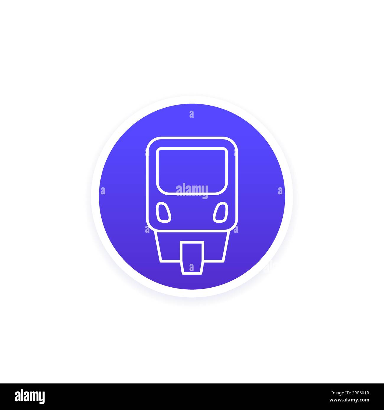 monorail line icon, single rail train vector Stock Vector Image & Art ...