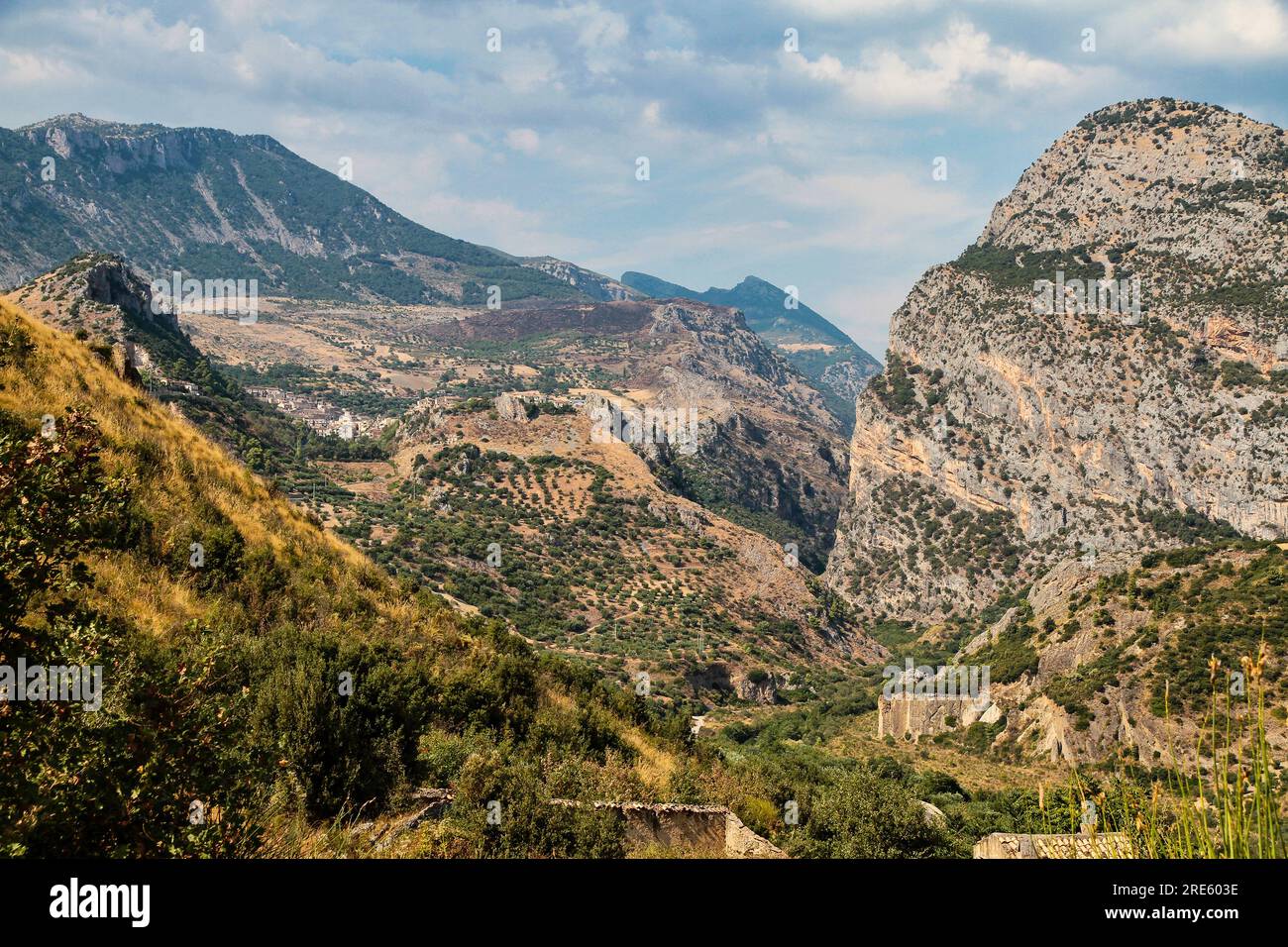 Raganello Gorge with Devil bridge in Civita, Calabria in Italy ...