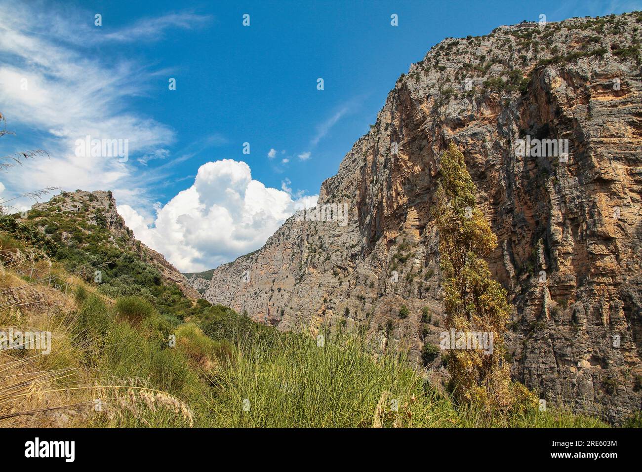 Raganello Gorge with Devil bridge in Civita, Calabria in Italy ...