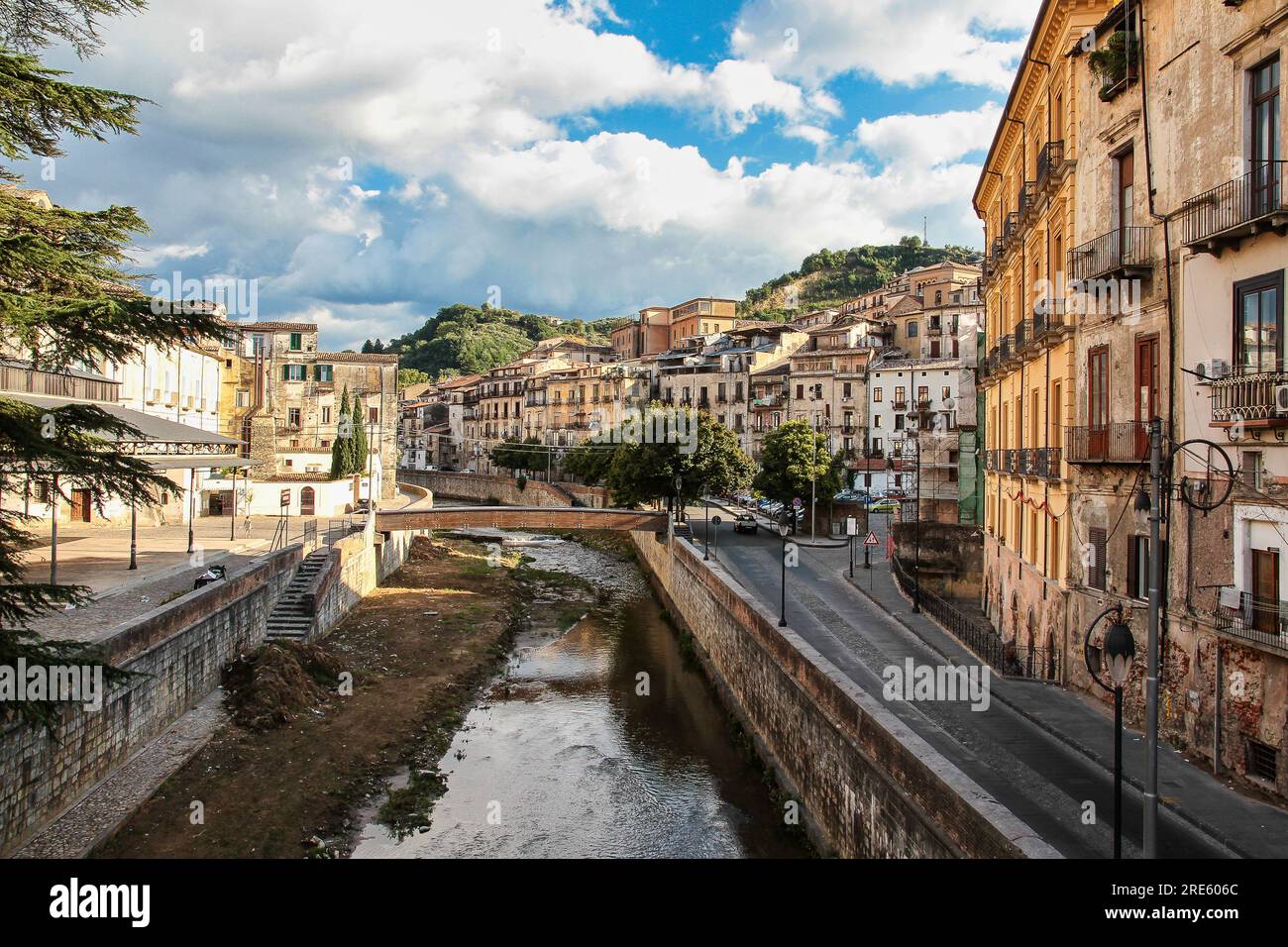 Old town of Cosenza in Italy. Historic buildings in Cosenza, Calabria ...