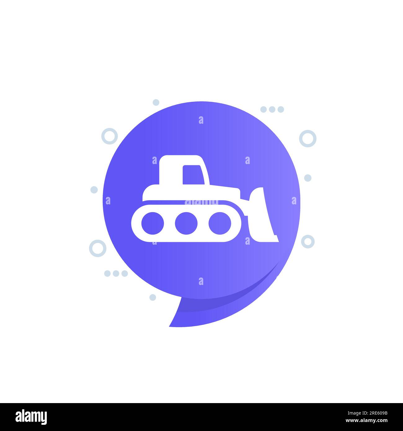 Crawler dozer icon, vector sign Stock Vector Image & Art - Alamy