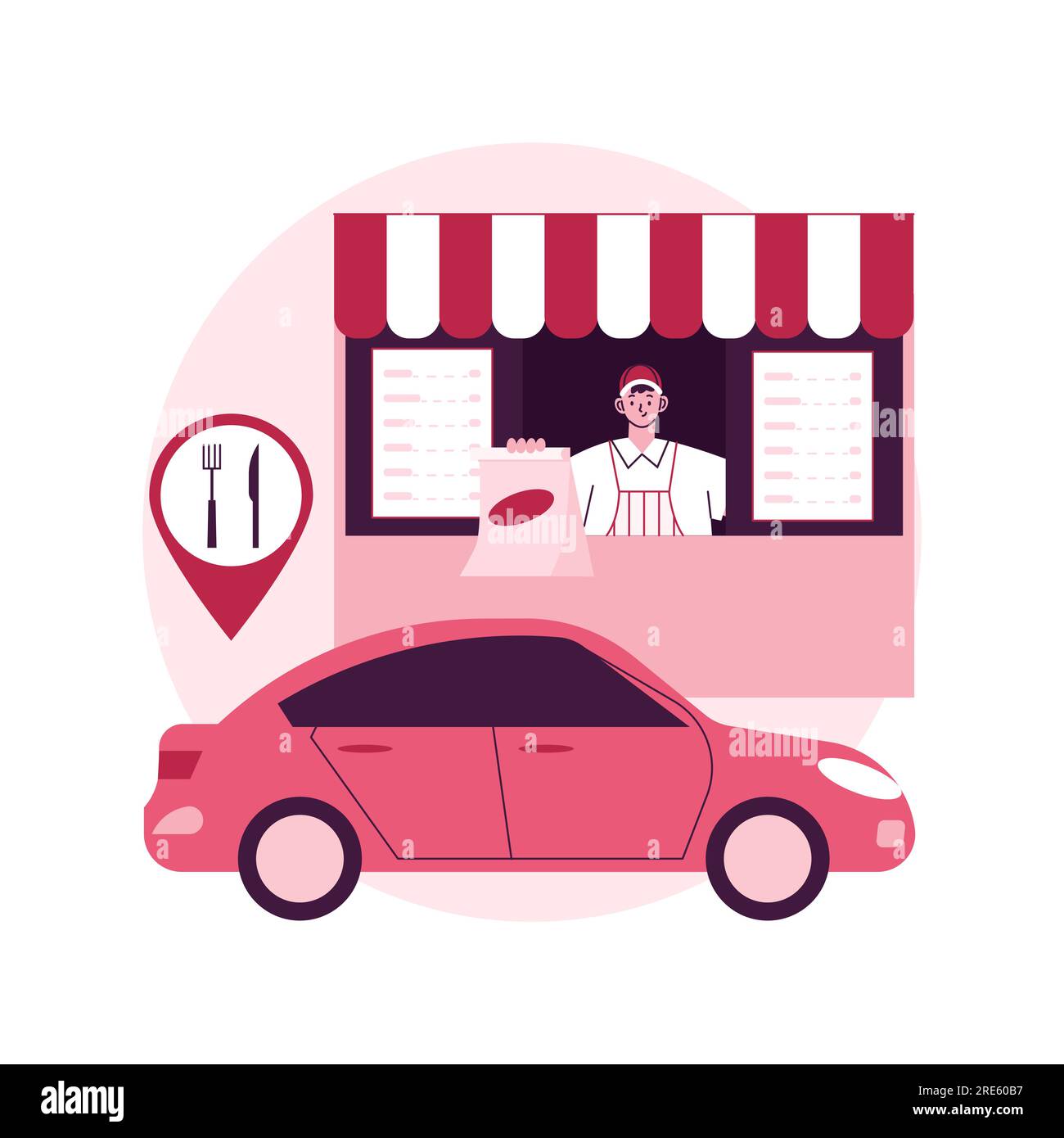 No contact pick up Stock Vector Images - Alamy