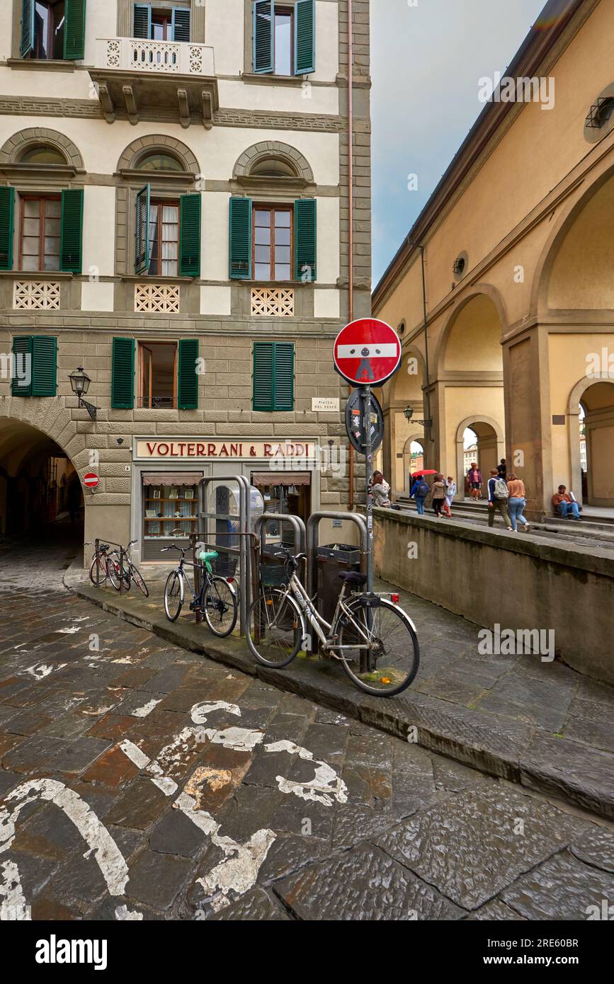View at the city promenade, Florence Stock Photo - Alamy