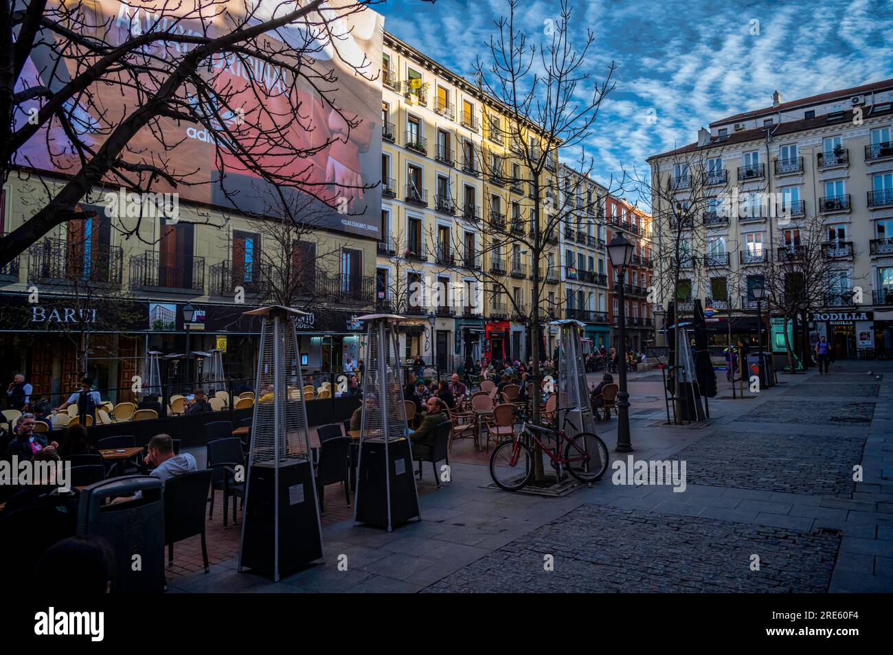 Streets of Chueca, LGTBI+ district, Madrid, Spain Stock Photo - Alamy