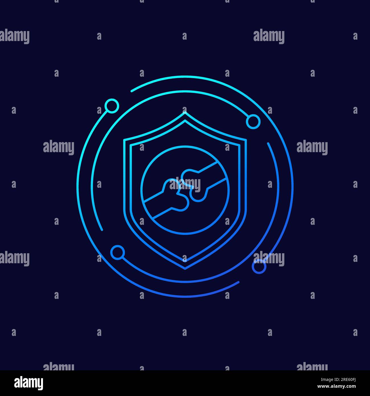 joint protection icon, linear design Stock Vector Image & Art - Alamy