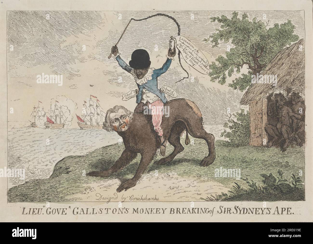 Lieu(tenan)t Gove(rne)r Gallston's Monkey Breaking of Sir Sydney's Ape ...